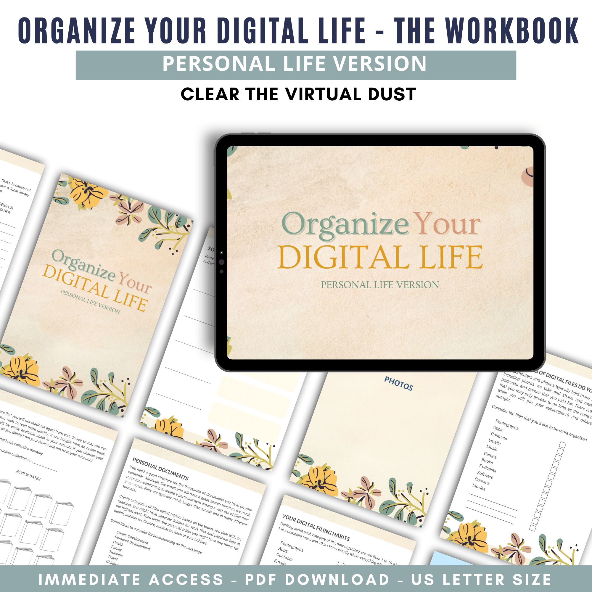 Organize Your Digital Life - Personal Life Workbook – BittySpire